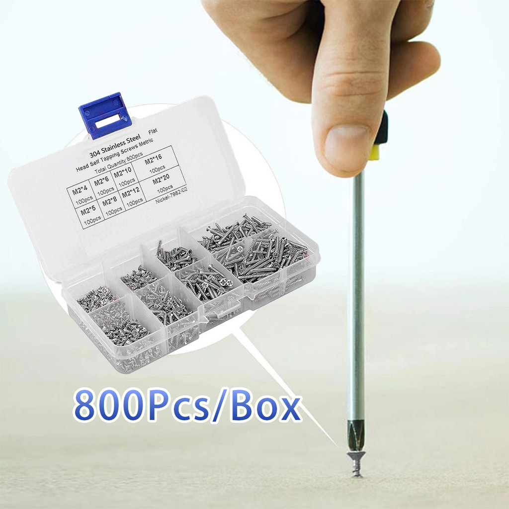 Jual 800pcs Self Tapping Screw / Sekrup Kayu Multi Spesifikasi / Skrup ...