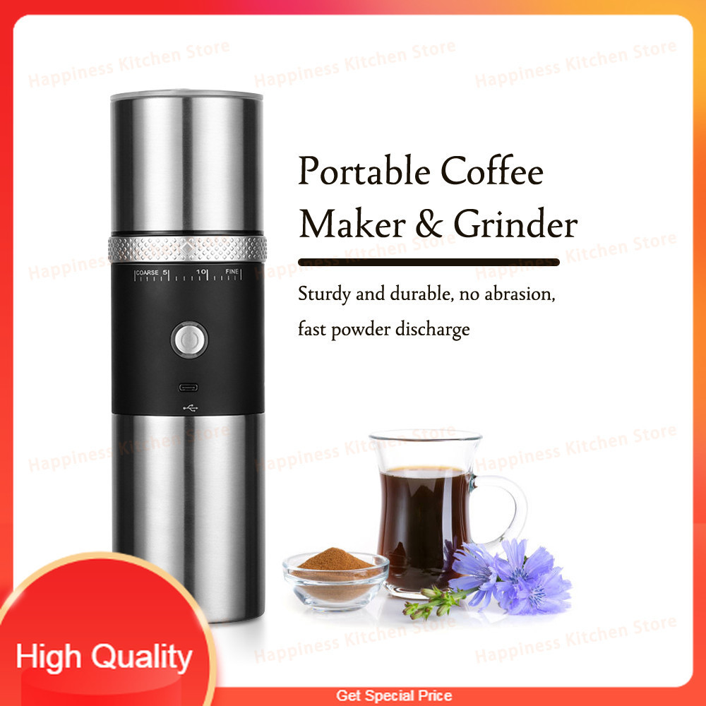 Jual THE BEST Electric Integrated Coffee Grinder Coffee Maker 220ML ...