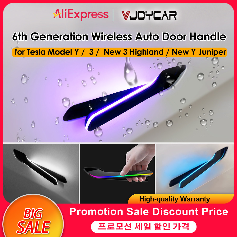 Jual 2025 Update 6th Gen Wireless Auto Presenting Door Handle for Tesla ...