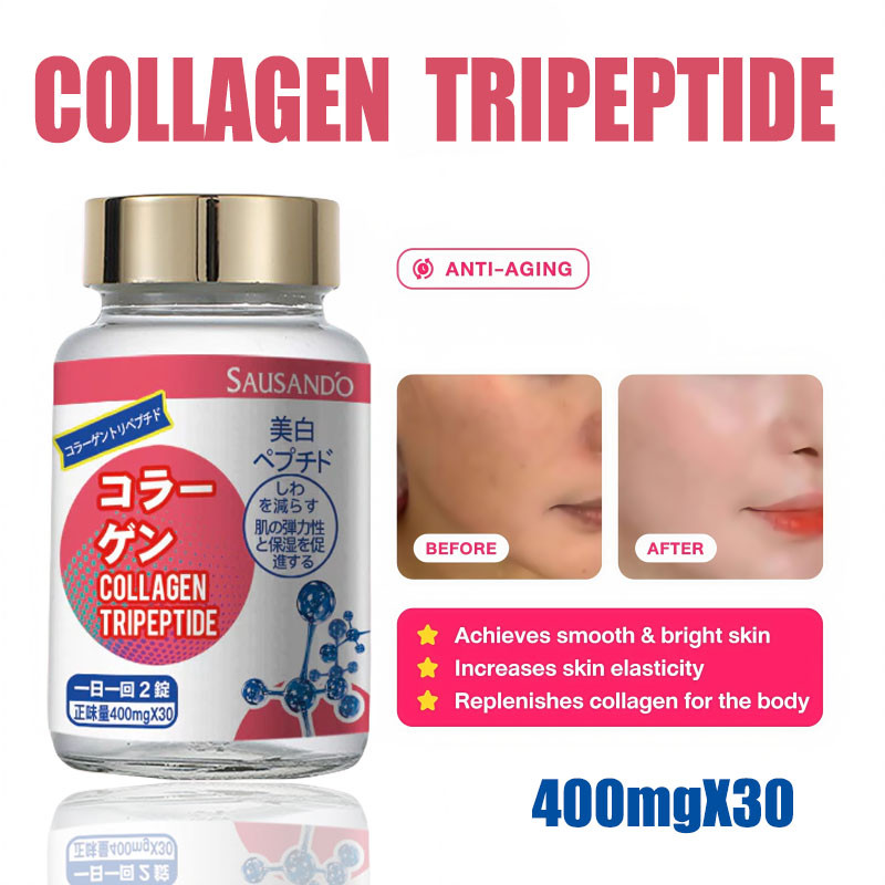 Jual SAUSANDO Jepang Collagen Pemutih Badan Tripeptida Kolagen-400mg*30 ...