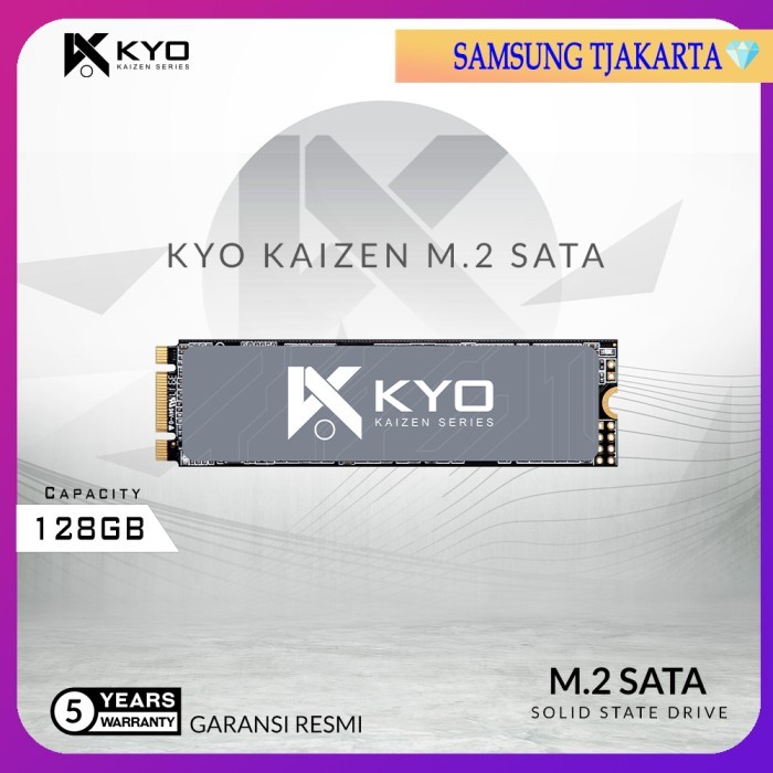 Jual KYO SSD M2 SATA / M.2 SATA / M2SATA 128GB KAIZEN RESMI (GARANSI 5 TAHUN) | Shopee Indonesia