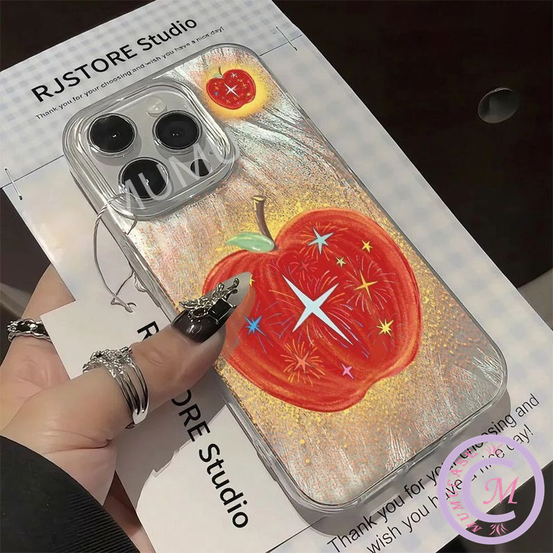 Jual case iPhone 15 apel kristal Casing ponsel cocok untuk iPhone 11 ...