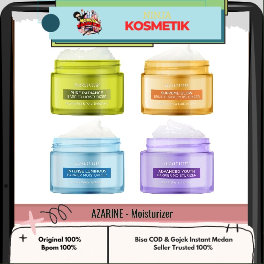 Jual AZARINE - BARRIER MOISTURIZER SERIES ( 30 g ) - Pelembab Wajah Day ...