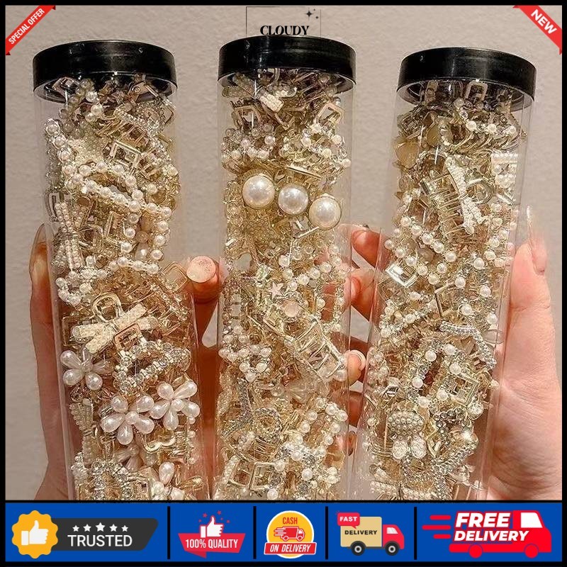 Jual CN - JEPIT RAMBUT KECIL MODEL KLIP MUTIARA KOREAN / JEPIT JEDAI ...