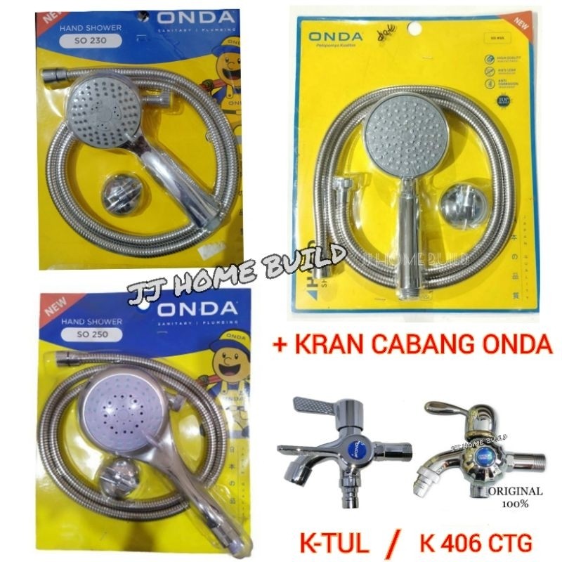 Jual Paket ONDA Hand Shower / Shower Set ONDA | Shopee Indonesia