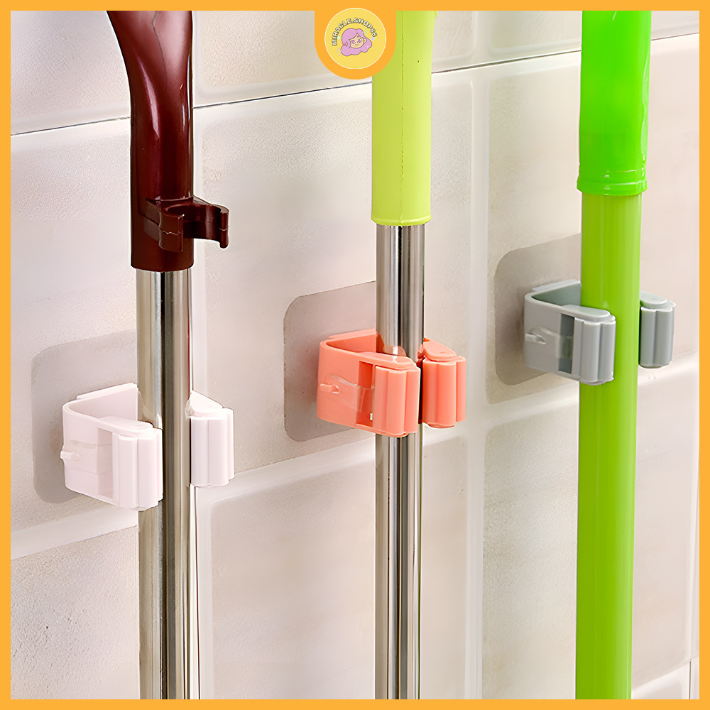 Jual MS Rak Gantung Dinding Sapu Pel Serbaguna | Shopee Indonesia