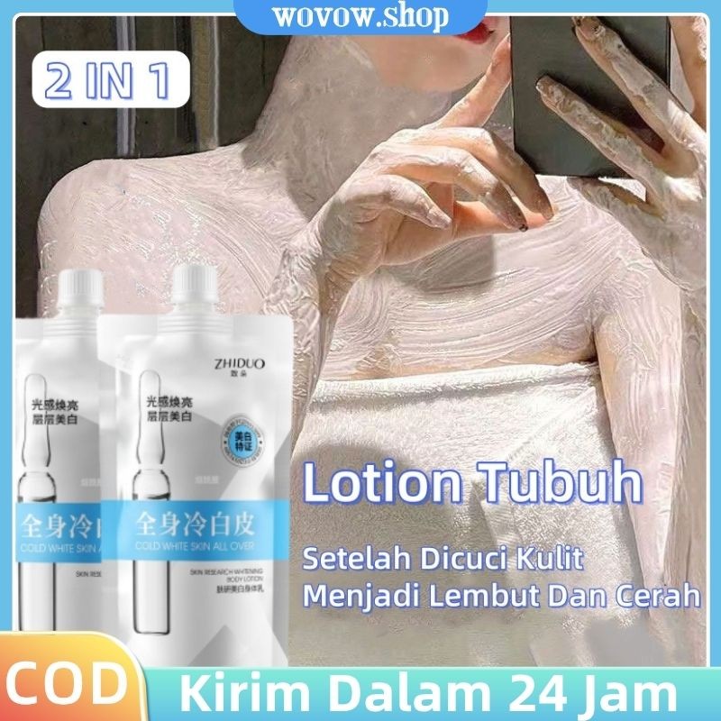 Jual 2 IN 1 Mengurangi noda hitam Bleaching Badan Lotion Tubuh ...