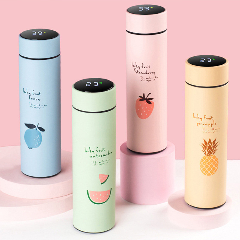 Jual Smart Thermal Bottle Stainless Steel Thermos Water Bottle For ...