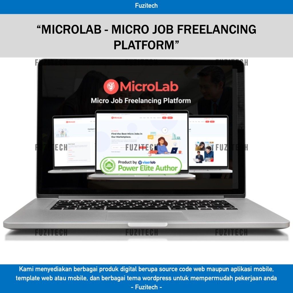 Jual SOURCE CODE APLIKASI WEB MICROLAB - MICRO JOB FREELANCING PLATFORM D276 FUZITECH | Shopee ...
