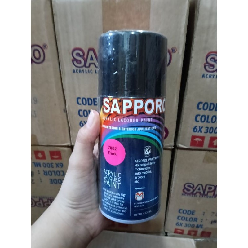 Jual cat spray Pilok Pilox Sapporo 300ml saporo 300ML SAPORO spray ...