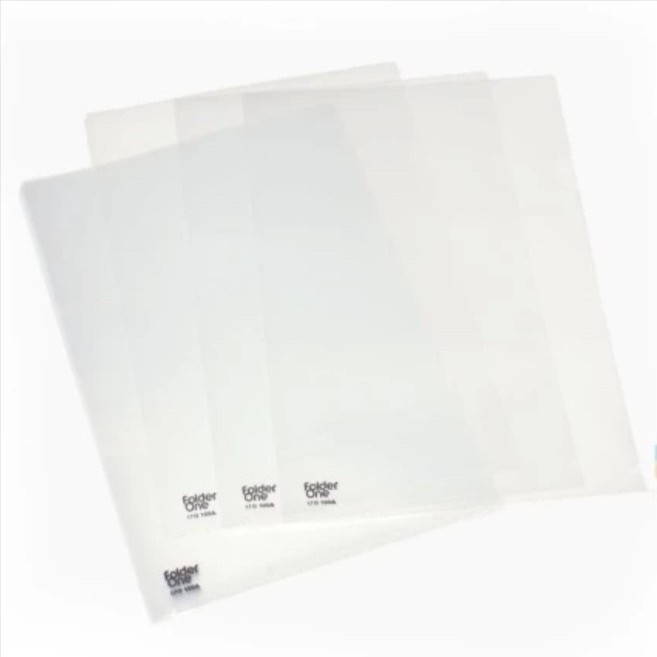 Jual Map L / Clear Sleeve Folder One A4 Plastik Bening - 1 pack isi 12 ...