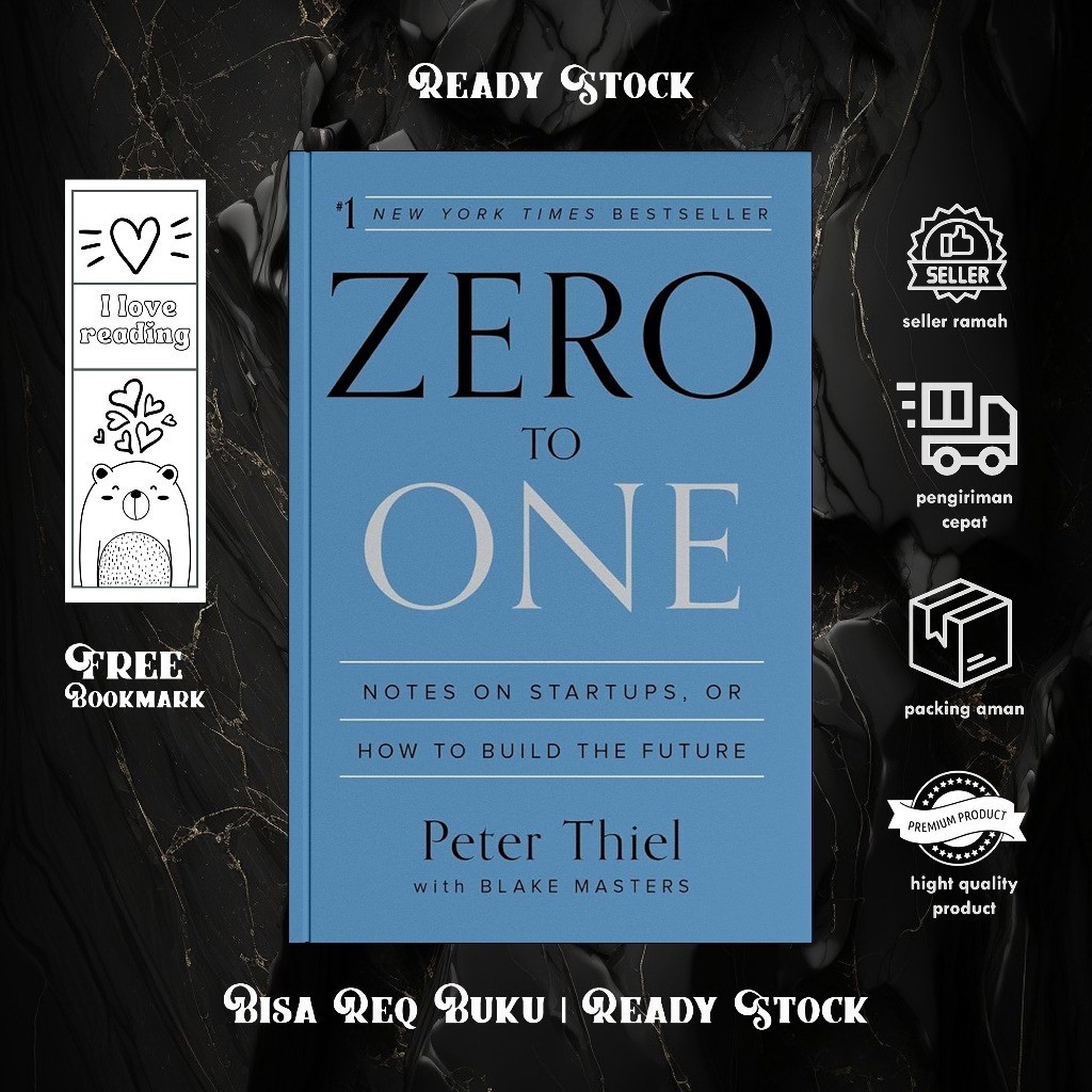 Jual Zero to One: Notes on Startups, or How to Build the Future by ...