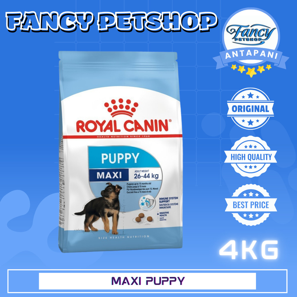 Jual Royal Canin Maxi Junior / Puppy Maxi 4kg | Shopee Indonesia