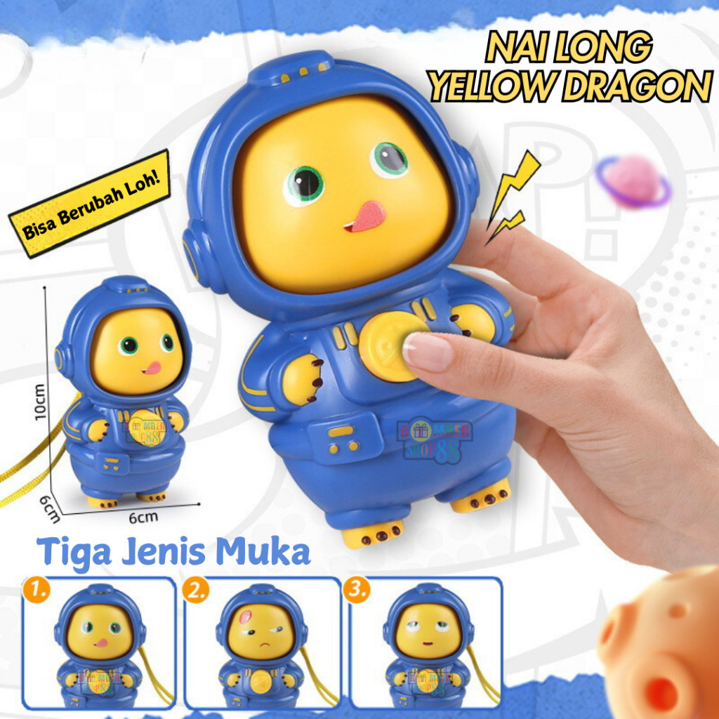 Jual TUTU NaiLong Mainan Anak lucu Rubah Muka face Figure Doll Yellow ...