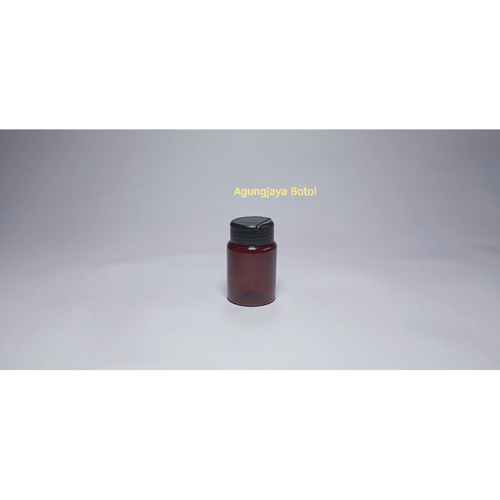 Jual Botol Tablet Ester C 80 Ml Amber Tutup Fliptop / Botol Obat ...