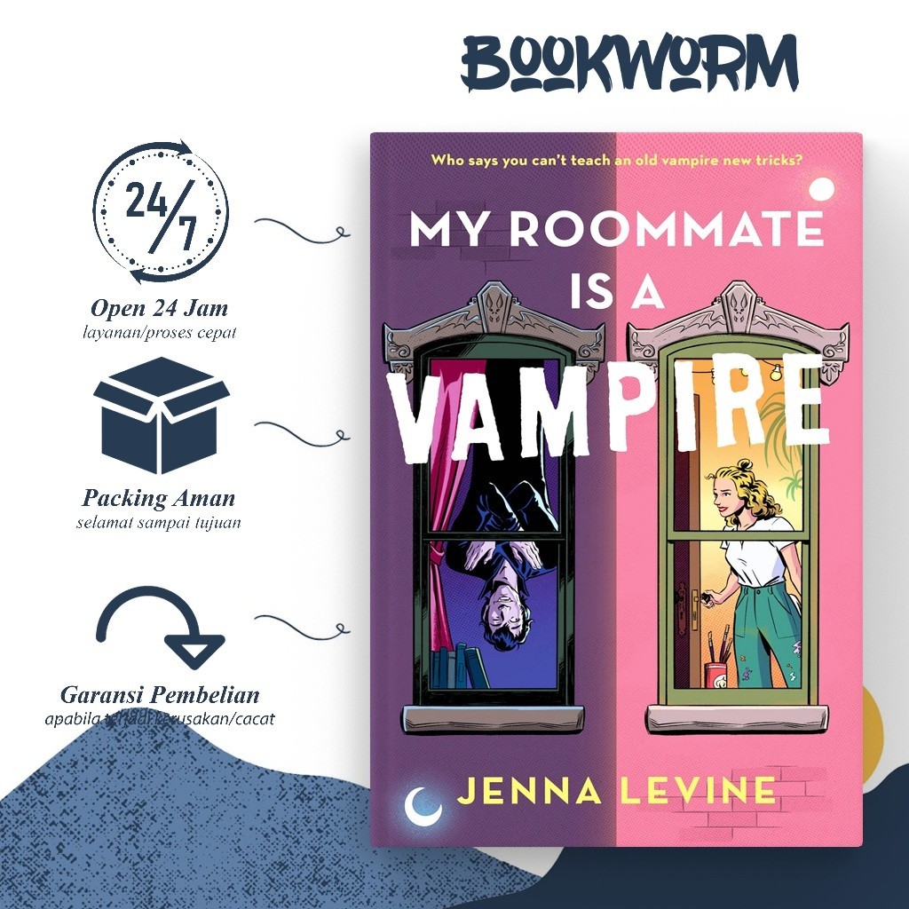 Jual My Roommate Is a Vampire by Jenna Levine (English) | Shopee Indonesia