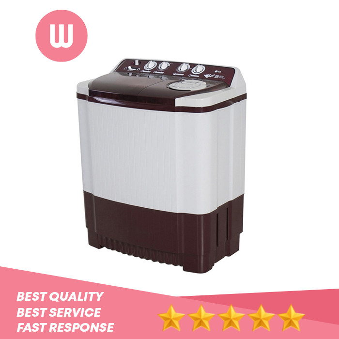 Jual LG P9050RTB Mesin Cuci 2 Tabung 9 kg P9050 RTB P9050 Resmi ...
