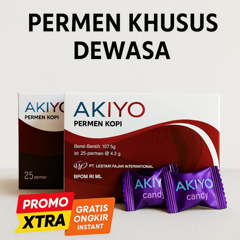 Jual obat kuat permen akiyo candy original 1 box isi 25 pcs | Shopee Indonesia