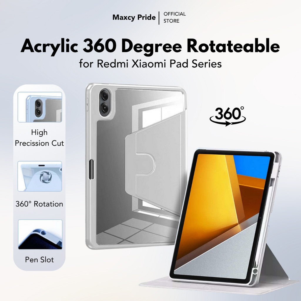 Jual Acrylic 360° Rotate Case Redmi Pad 2 Redmi Pad Pro 12.1" / Redmi ...