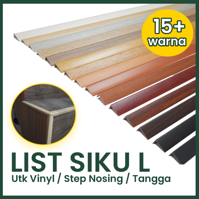 Jual List Sudut Siku L 270CM PVC High Quality Tebal / List tangga ...