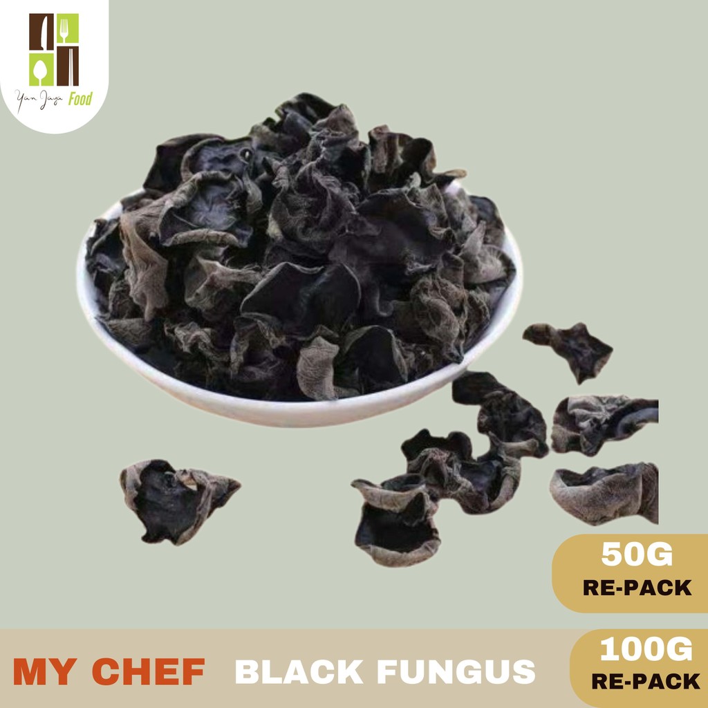 Jual My Chef Black Fungus / Jamur Kuping Kering / Mushroom / Jamur ...