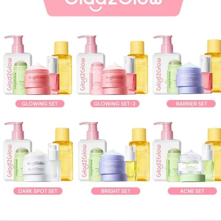 Jual Glad2glow Paket Bundle 5in1 | Paket G2G 5in1 | Shopee Indonesia