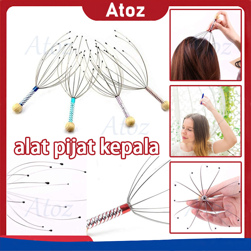 Jual alat pijat kepala/ alat refleksi kepala /healthy head masseger ...
