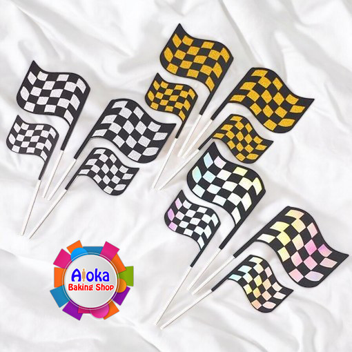 Jual Topper Bendera Balap Murah dan Stylish - Dekorasi Kue Ulang Tahun ...