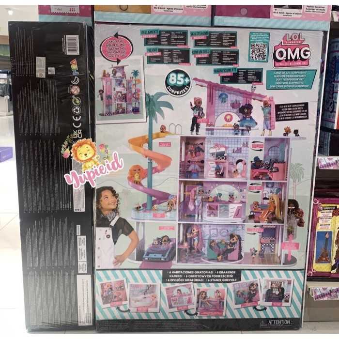 Jual LOL OMG Surprise house 85+ surprises playset / rumah boneka LOL ...