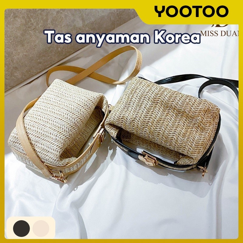 Jual YooToo-Tas jerami / tas fashion / tas korea / tas model terbaru ...