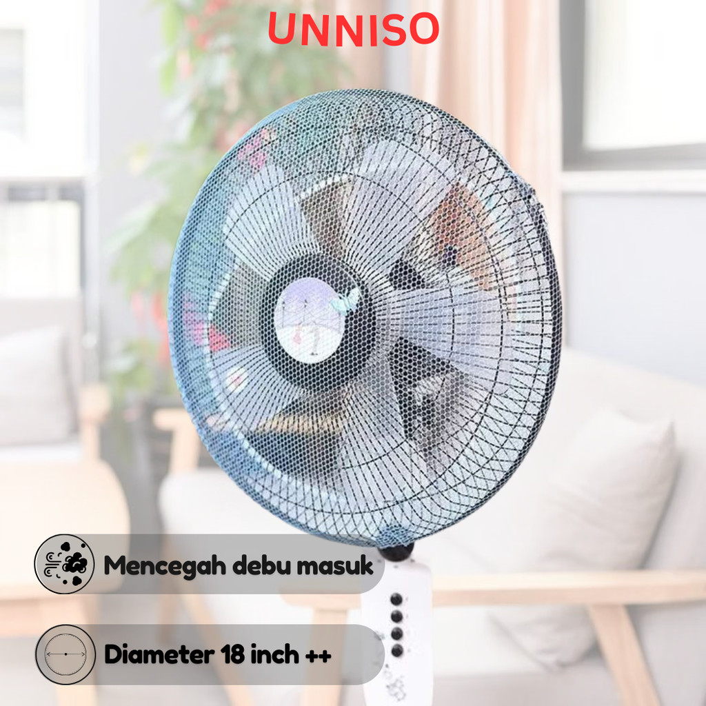 Jual UNNISO - Jaring Pembungkus Kipas Angin Anti Debu/Cover Jaring ...