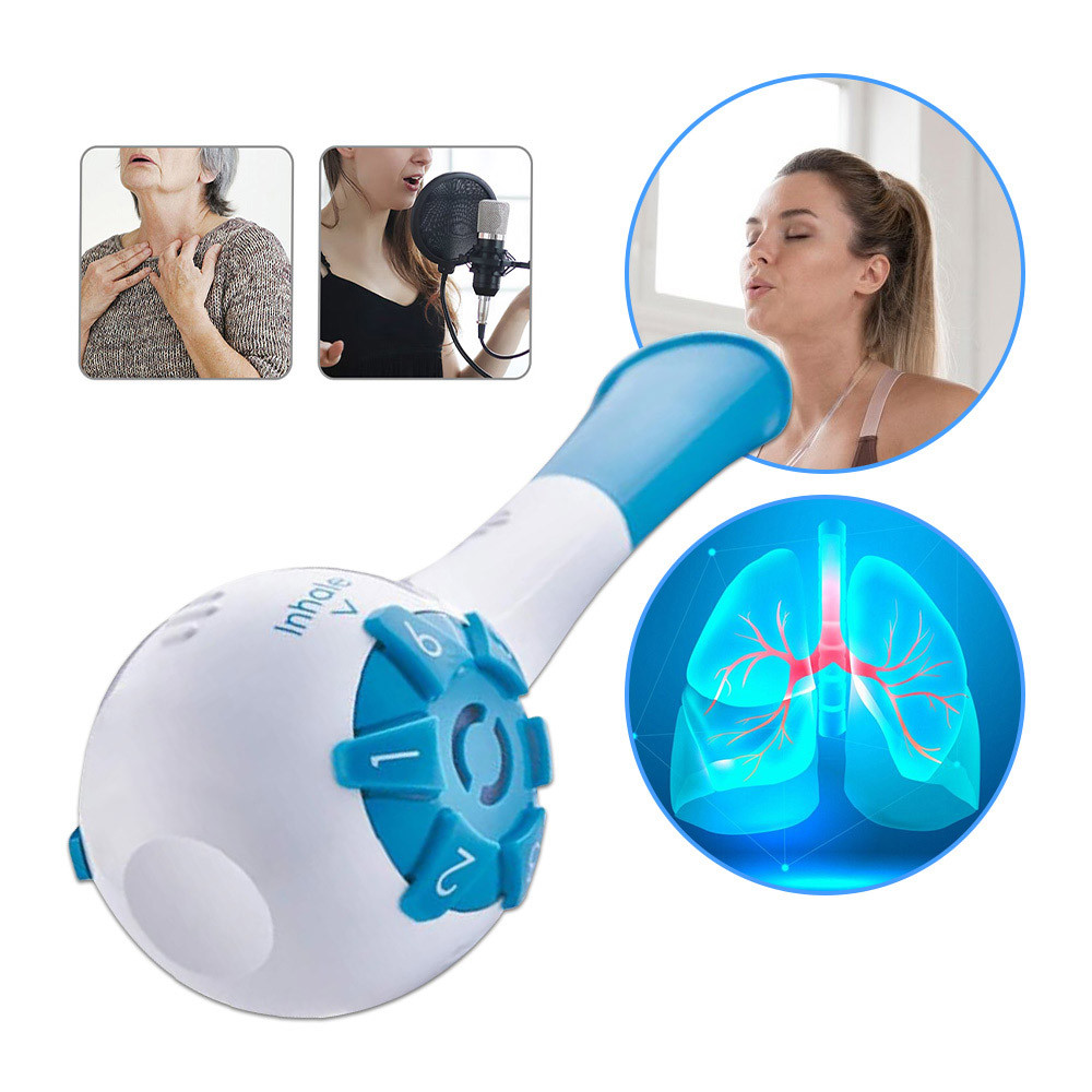 Jual PREORDER Breathing Trainer Adjustable Resistance Handheld Lung ...