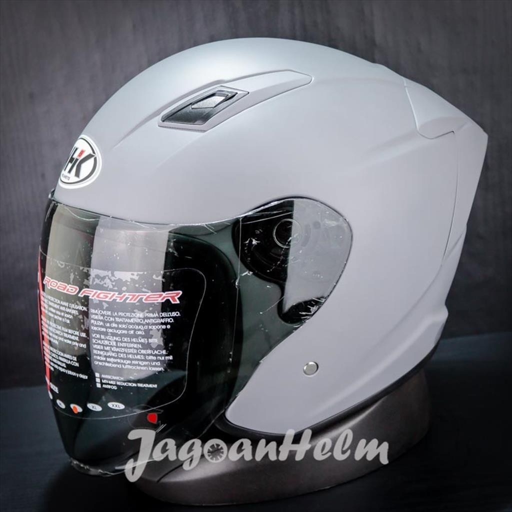 Jual NHK R1 N-MAX ELITE SOLID DIM DOFF | SINGLE VISOR | HELMET HALFACE ...