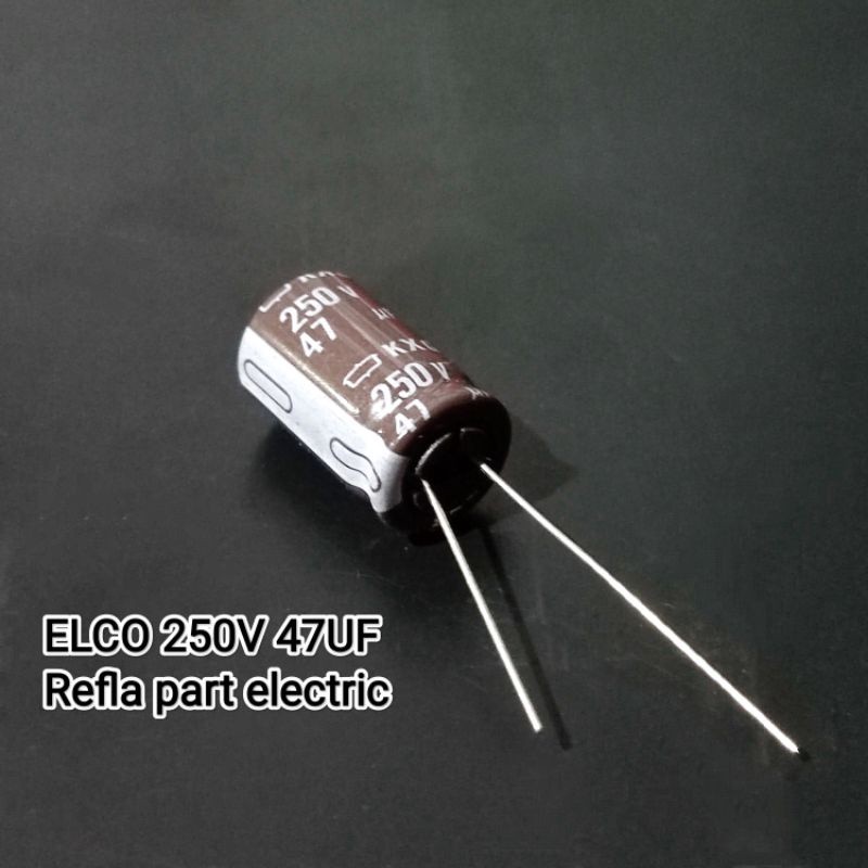 Jual KAPASITOR CAPASITOR ELCO 47UF 250V | Shopee Indonesia