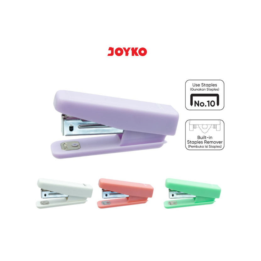 Jual ( StaLand ) / ( DAPAT 1 PCS ) STAPLER JOYKO PASTEL ST-22 / Stepler Jepretan Joyko HD-10 ...