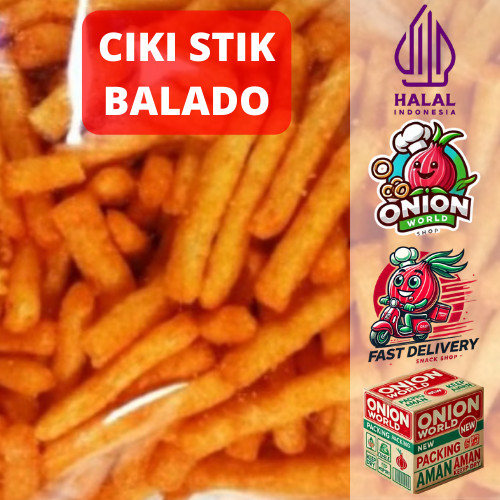 Jual UWD CIKI STIK BALADO 100gr Stik Balado Snack Stik Jagung Snack ...