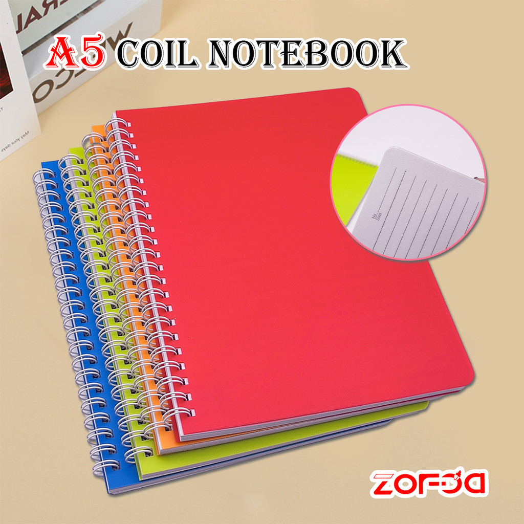 Jual ZOFDA 60pages Buku Catatan Sampul Warna Solid Notebook Aesthetic A5 Buku Diary Buku Catatan ...