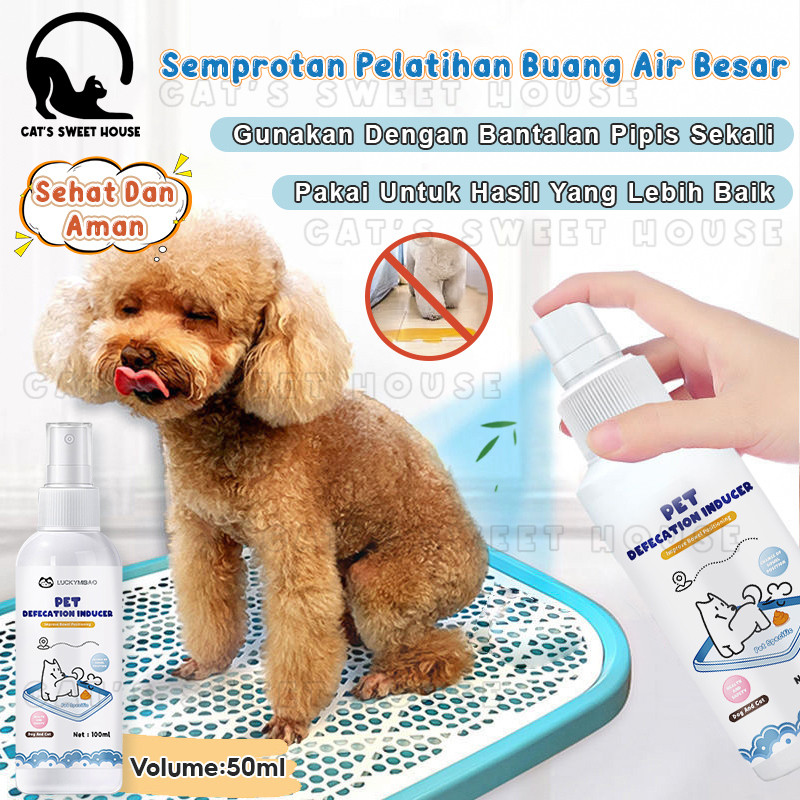 Jual Toilet Anjing Spray Pet Toilet Puppy Training Spray Semprot Latih ...