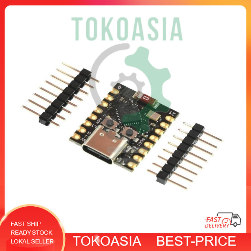 Jual ESP32-C3 Development Board ESP32 Supermini WiFi Bluetooth-Compatible 4MB Flash 400KB for ...