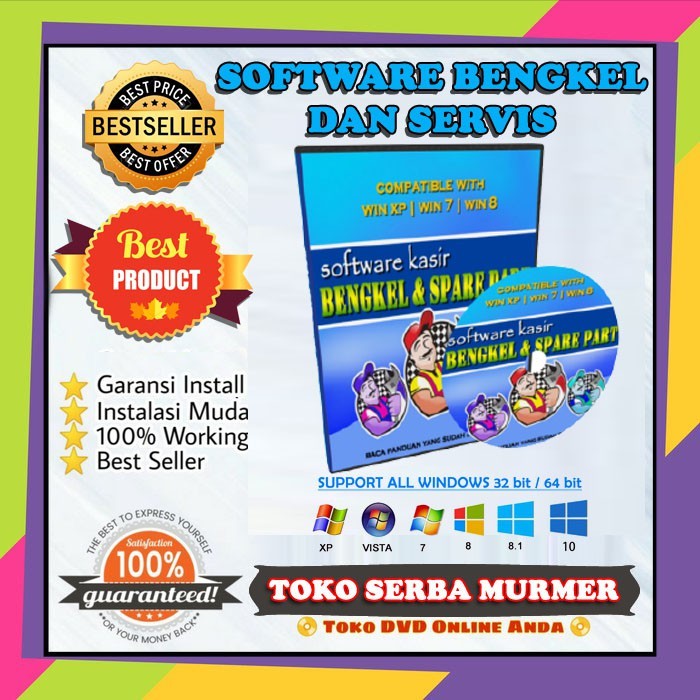 Jual software program kasir toko bengkel showroom dan sparepart best ...