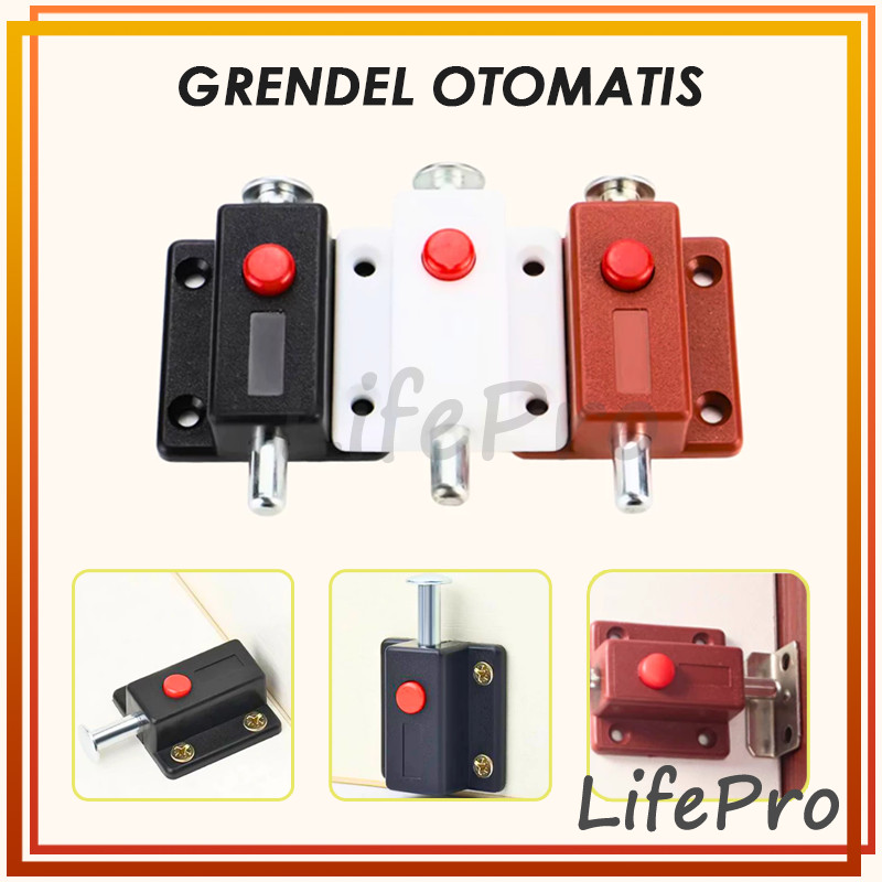 Jual Grendel Otomatis Slot Pintu Otomatis / Grendel Tekan grendel ...