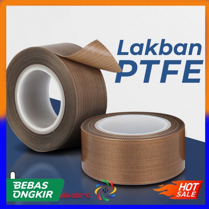 Jual Tape Lakban PTFE Heat High Temperature Insulation - 10M(30mm ...