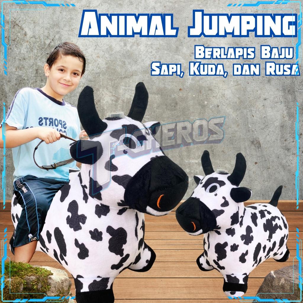 Jual MAINAN ANAK ANIMAL JUMPING KUDA KUDAAN RUSA JUMPING ANIMAL KARET ...