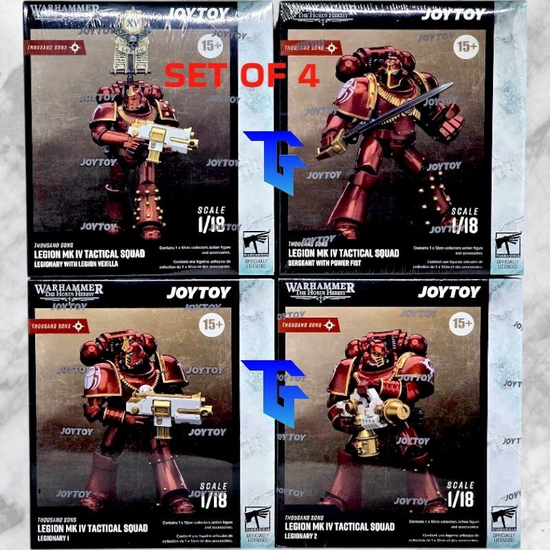 Jual JOYTOY Warhammer Thousand Sons Legion MK IV Tactical Squad - SET ...