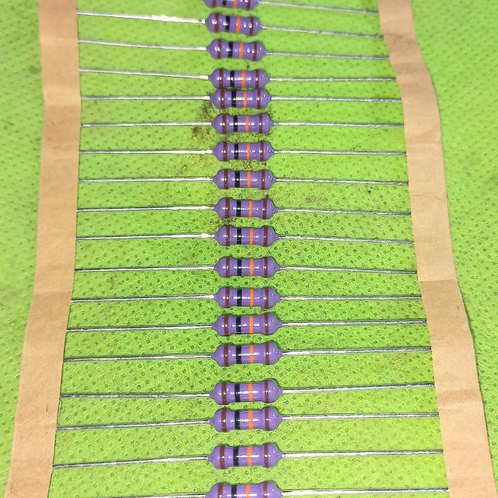 Jual resistor 10k 1/2 watt ungu original japan zero R 10 kilo 1/2W 1% W ori A | Shopee Indonesia