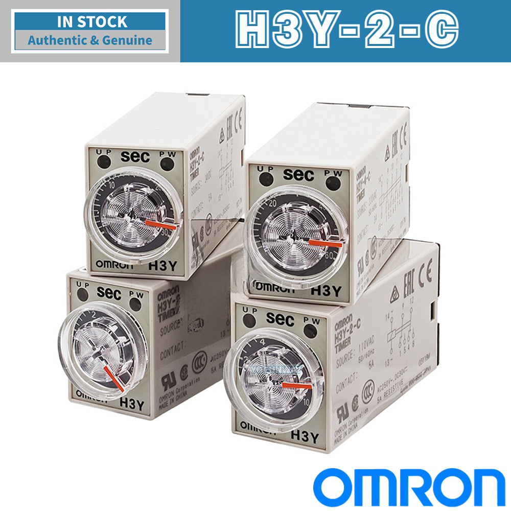 Jual New Authentic Original Japan OMRON Solid-state Timer Relay H3Y-2-C AC220V DC24V 1S 5S 10S ...