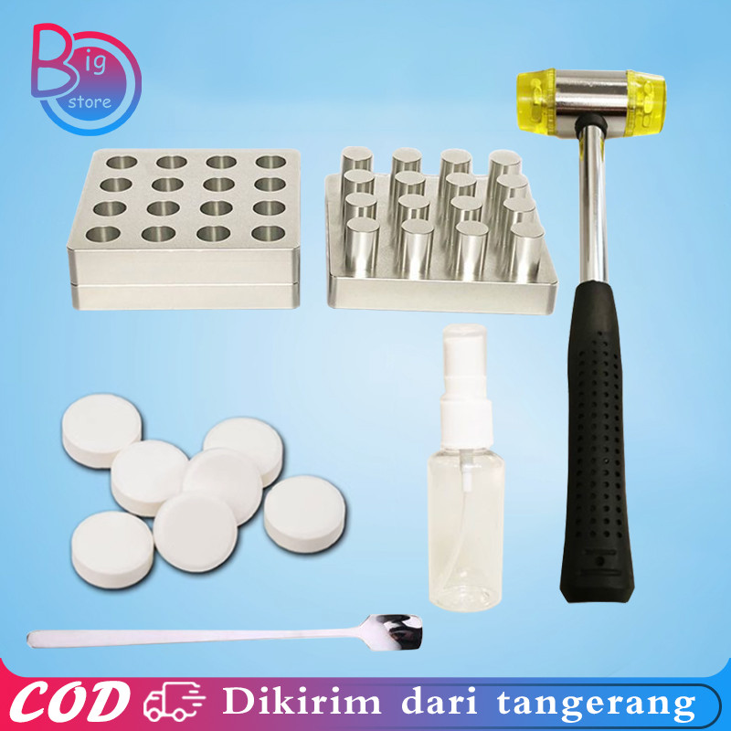 Jual Tablet Mold 16 Holes 10mm Cetakan Tablet Manual Tablet Press ...
