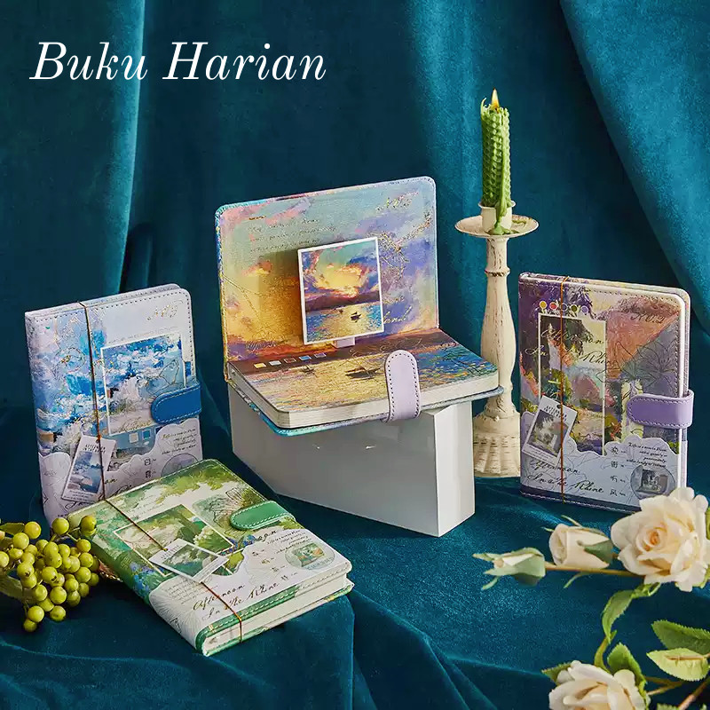 Jual IRIS Buku Diary Journal Notepad Hardcover Van Gogh Korea Jepang ...
