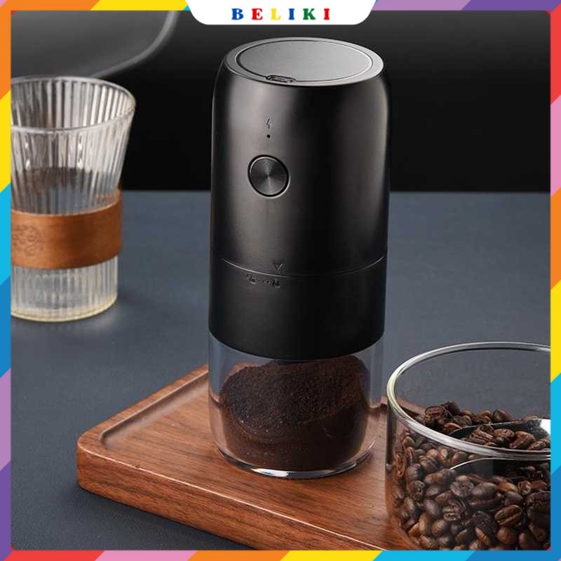 Jual Alat Penggiling Kopi Elektrik Coffee Grinder Adjustable 1800mAh - KMDJ-2A | Shopee Indonesia