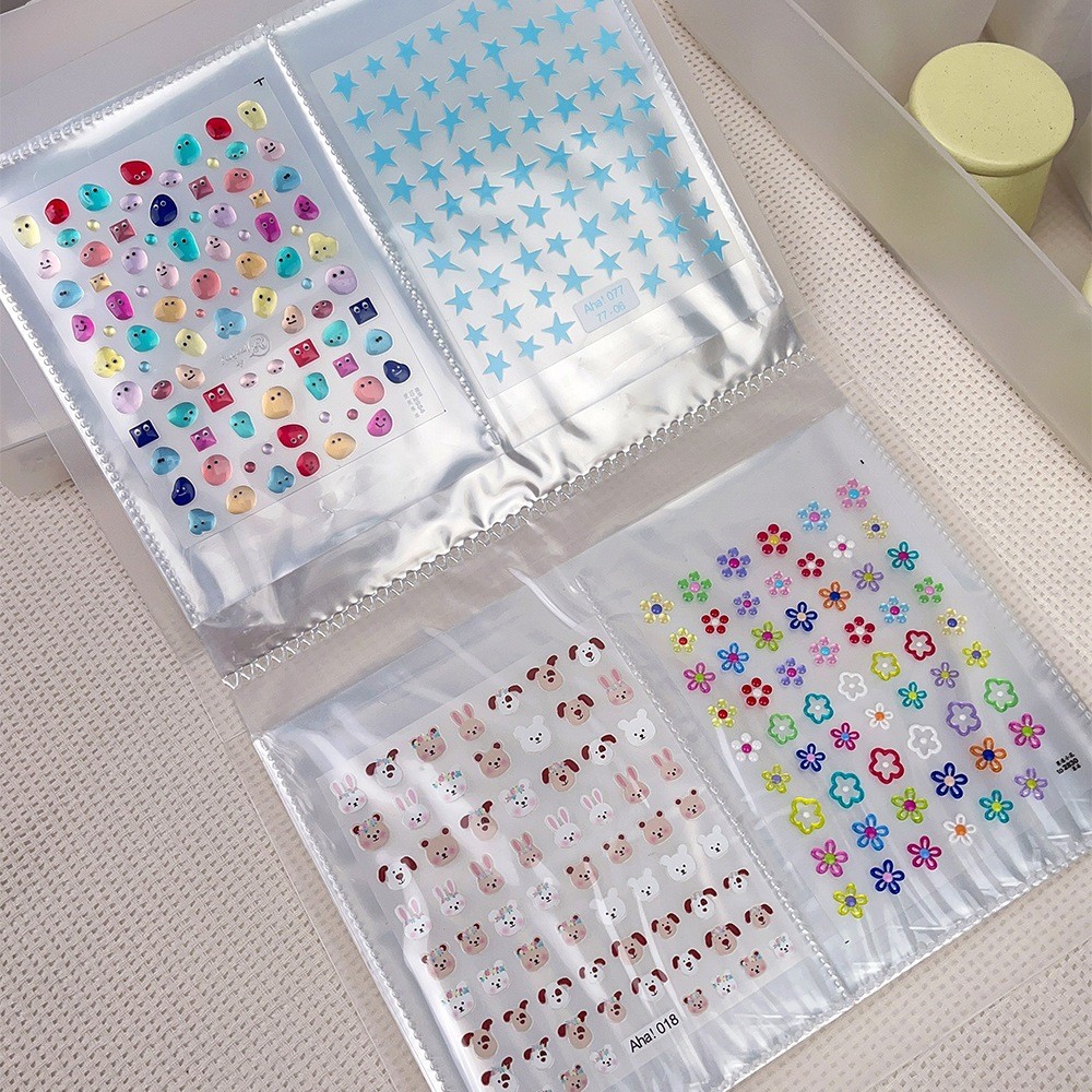 Jual BUUBUU - ALBUM STICKER KUKU - BINDER NAIL ART STICKER | Shopee Indonesia